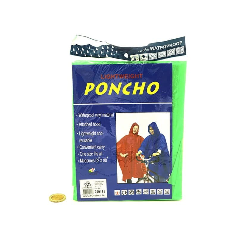 LIGHTWEIGHT PONCHO (MOQ 40) - vending-machines