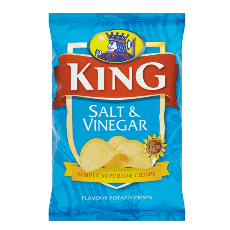 King Crisps Salt & Vinegar - vending-machines