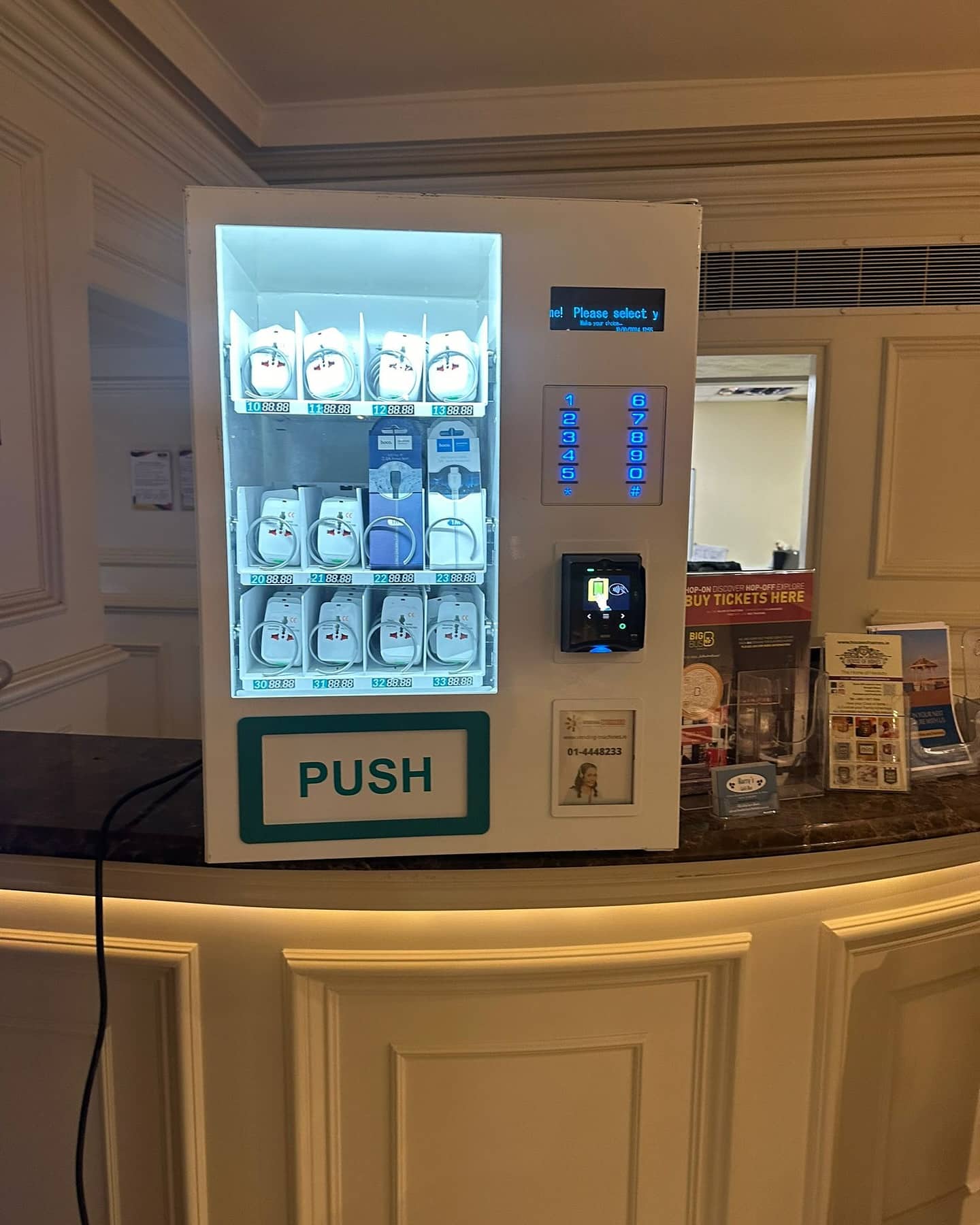 Travel Adaptors Vending Machine - vending-machines
