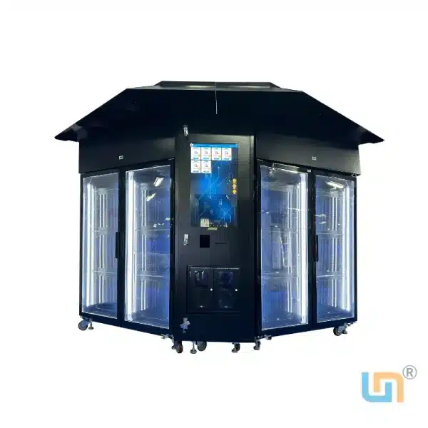 Outdoor Flower Vending Machine with Canopy & Touchscreen