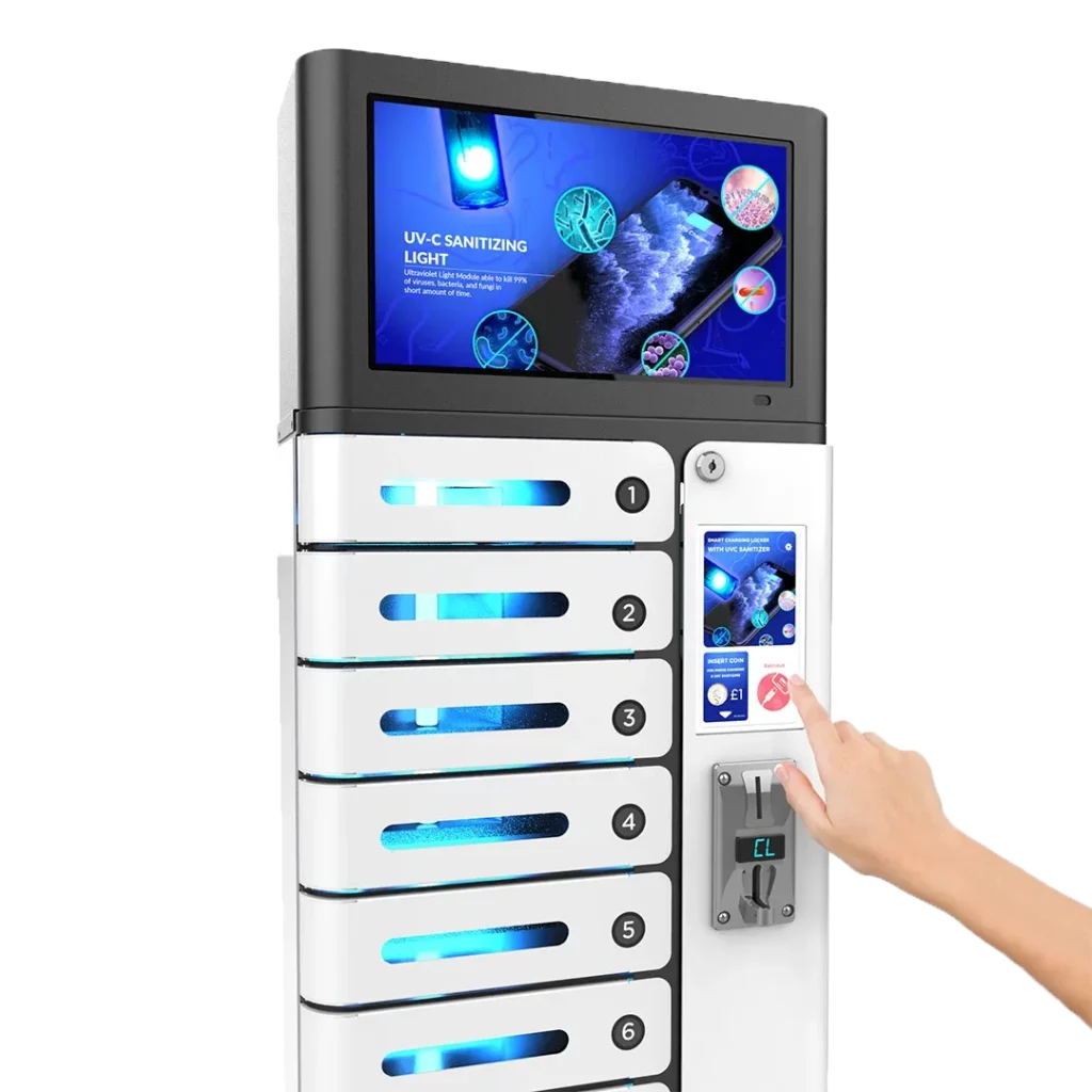 coin-operated pay per use system - vending-machines
