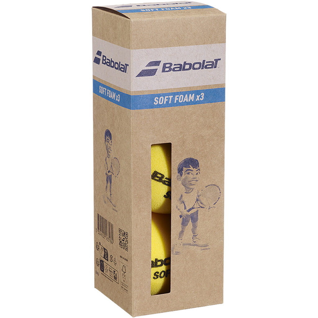 SACHET 3 BABOLAT SOFT FOAM BALLS - vending-machines